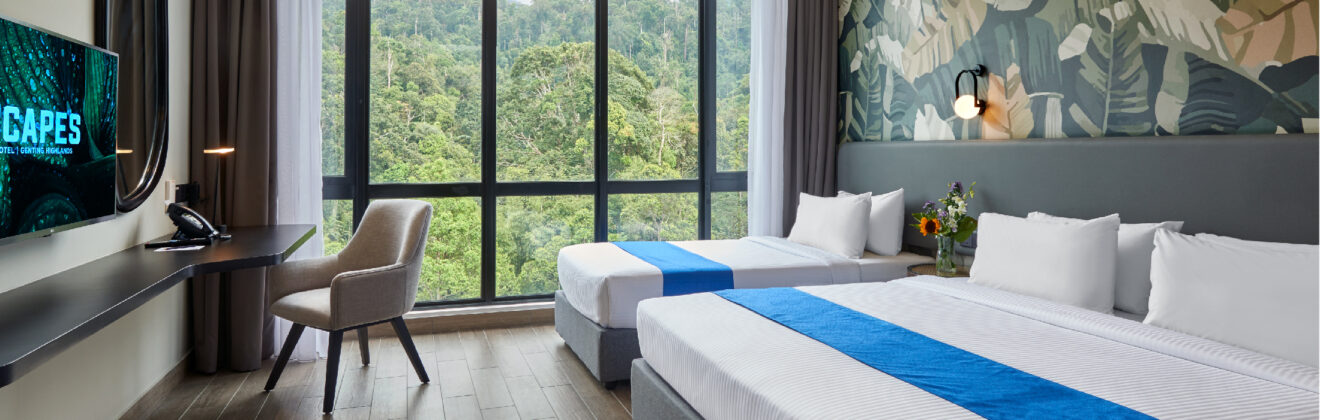 Our Rooms - Deluxe Triple Rooms Genting Highlands Hotel - SCAPES Hotel